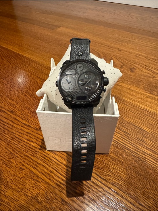 Diesel | Accessories | Diesel Black Textured Multifunction Mens Watch ...